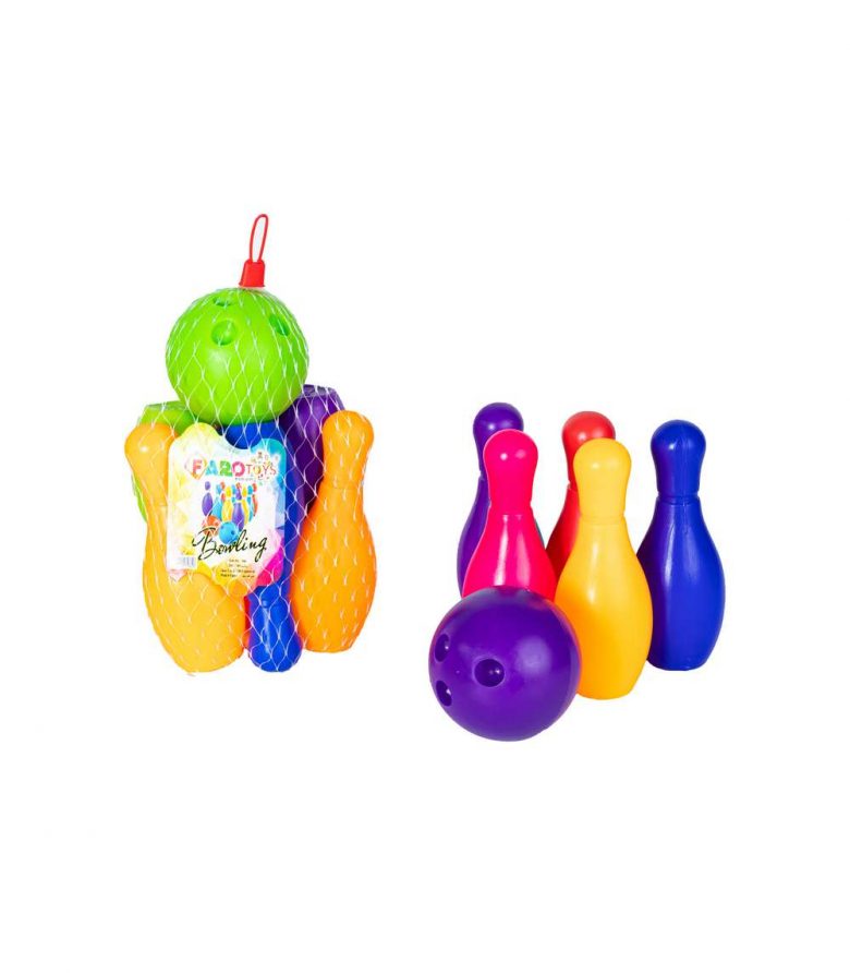 Baby Bowling Set 6 pcs (net packing) - Faroplast
